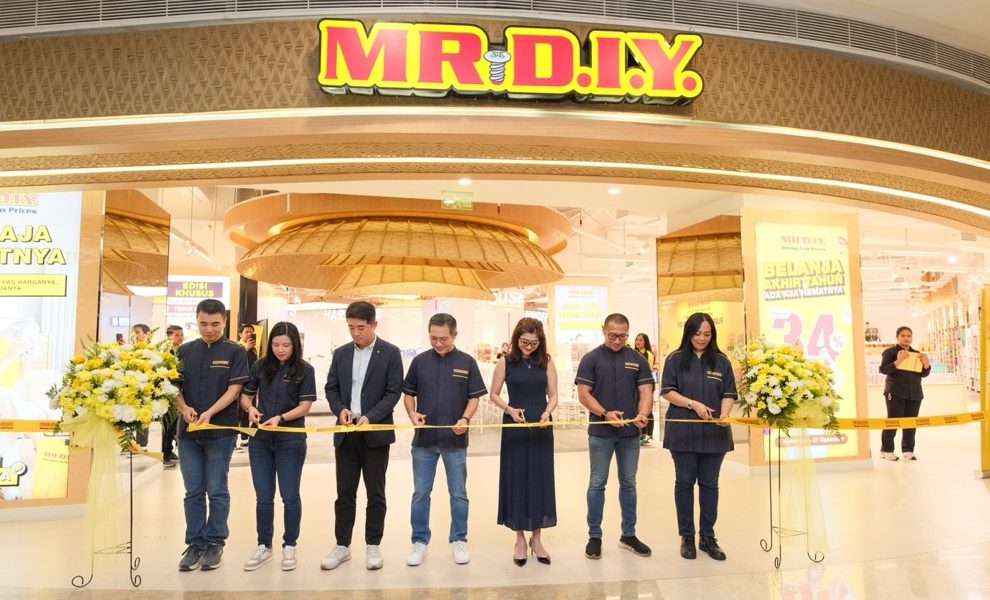 Buka Gerai ke-900, MR.DIY Lotte Mal Jakarta Hadirkan Desain Khas ...