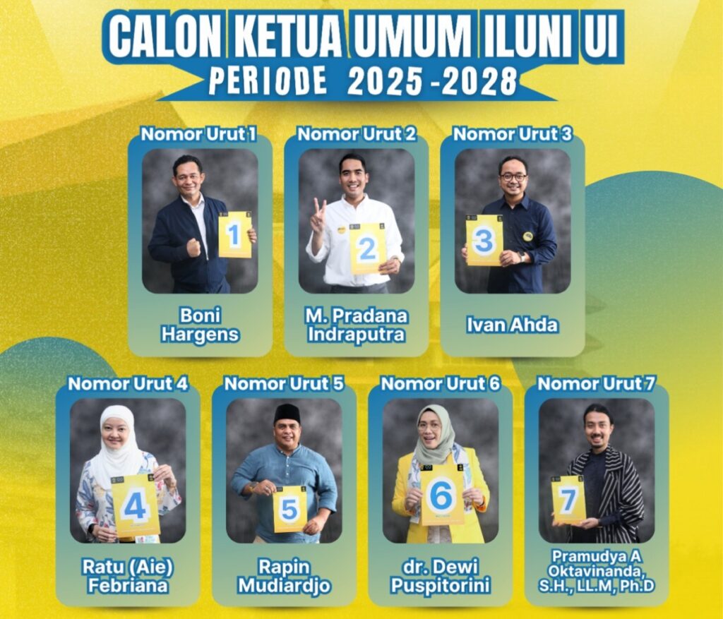Tujuh Kandidat Berebut Kursi Ketua Umum ILUNI UI 2025–2028 - FEM Indonesia